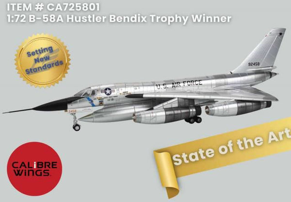 Calibre Wings 【予約商品】B-58A ハスラー 国立アメリカ空軍博物館 「Bendix Trophy Winner」 1/72 ...