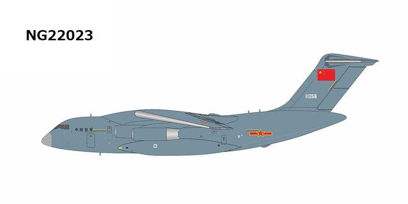NG Models Y-20 中国人民解放軍空軍 (PLAAF) Low viz livery with national flag ...