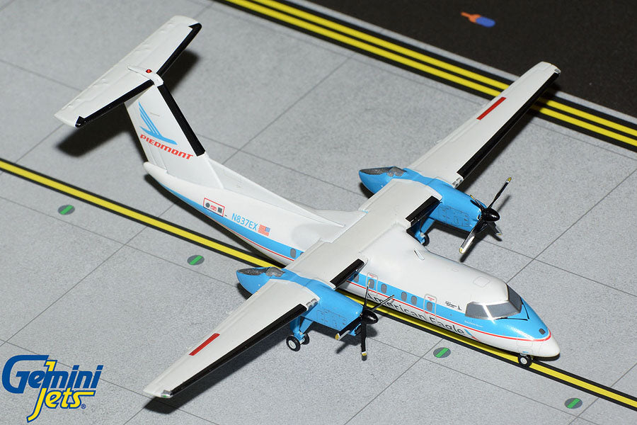 Gemini200 Dash 8 Q100 アメリカン・イーグル レトロ塗装「ピーモント航空」 N837EX 1/200 [G2AAL939]