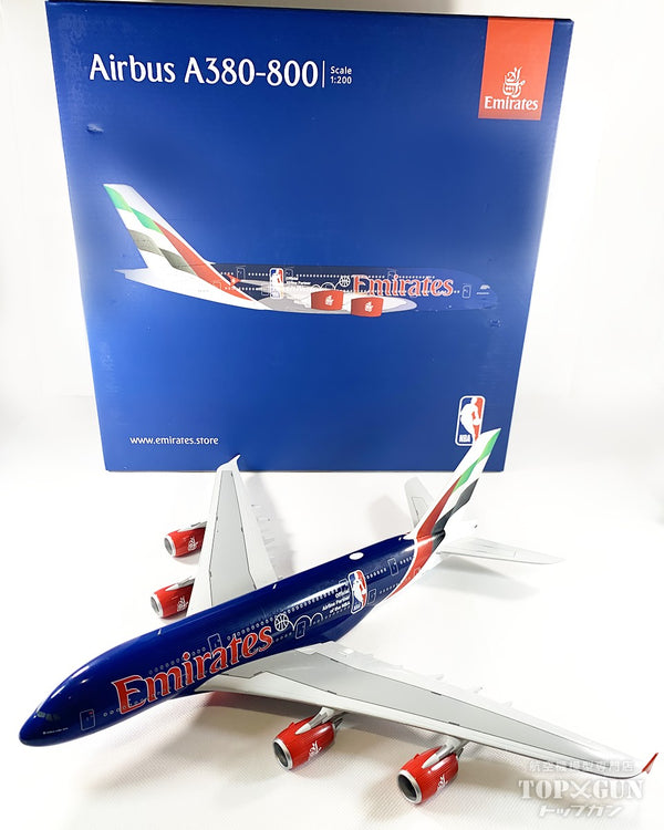 Gemini200 A380-800 エミレーツ航空 Official Airline Partner of the NBA A6-EOD 1 ...