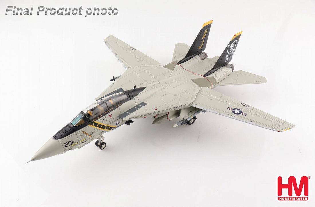 Hobby Master F-14A アメリカ海軍 第84戦闘飛行隊 「ジョリーロジャース」 空母フォレスタル搭載 1991年8月 ...