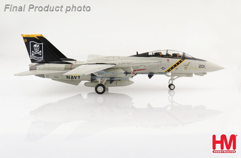 Hobby Master F-14A アメリカ海軍 第84戦闘飛行隊 「ジョリーロジャース」 空母フォレスタル搭載 1991年8月 ...