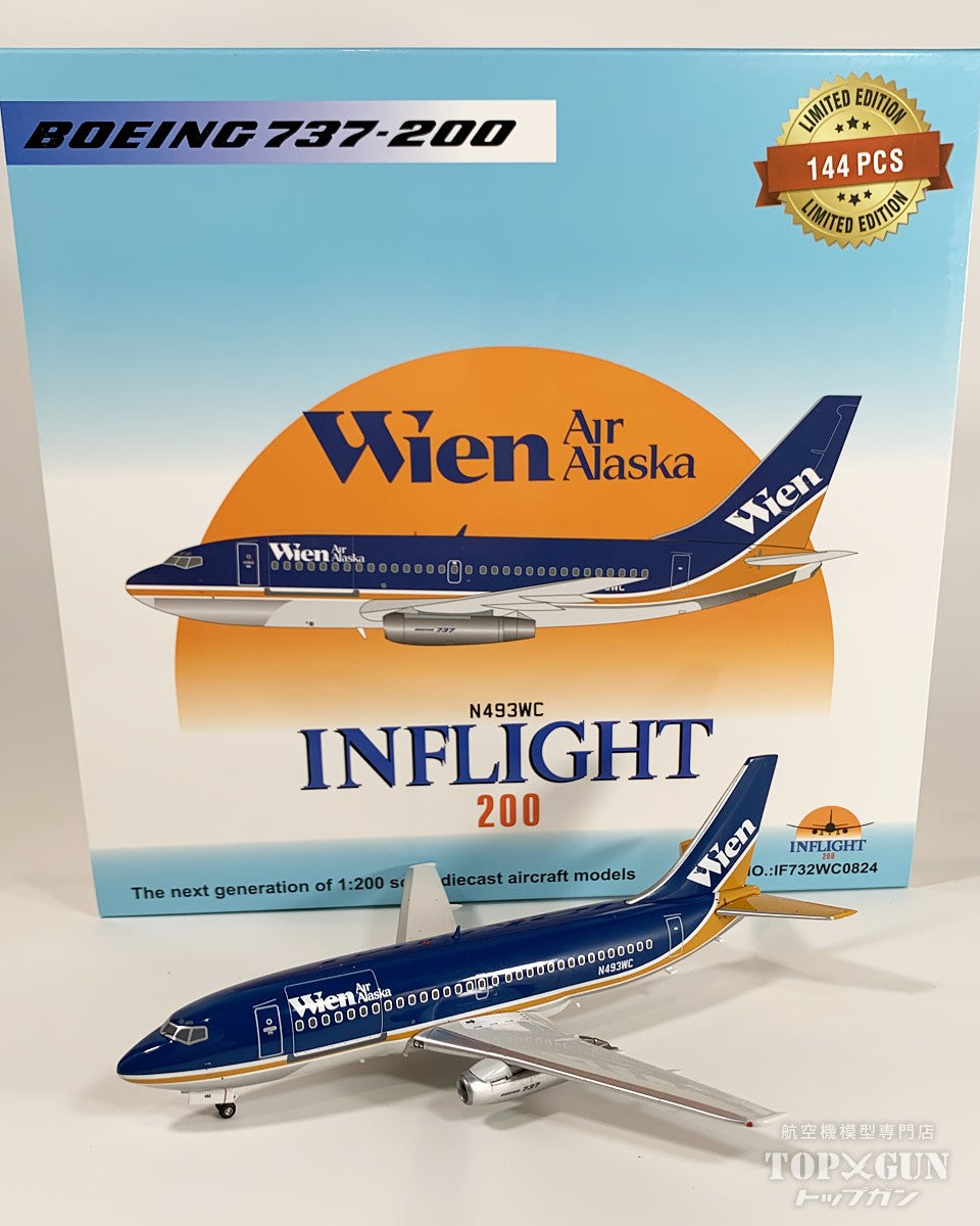 InFlight200 737-200C/Adv ウィーン エア アラスカ N493WC 1/200 [IF732WC0824]