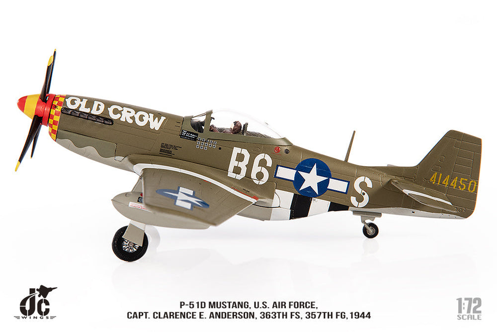 JC Wings P-51D アメリカ空軍 363th FS, 357th FG 1944 1/72[JCW-72-P51-004]