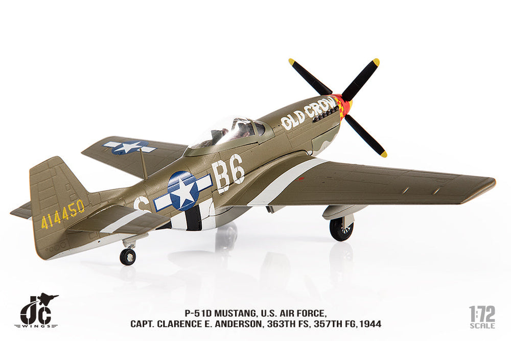 JC Wings P-51D アメリカ空軍 363th FS, 357th FG 1944 1/72[JCW-72-P51-004]