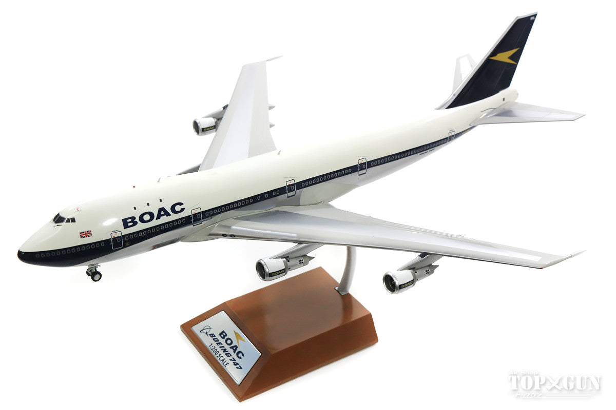 B-Models 747-100 BOAC G-AWNL ポリッシュ仕上 (スタンド付属) 1/200 [B-741-BOAC-NLP]
