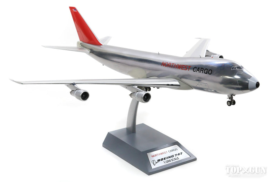 747-200F ノースウエスト航空 カーゴ N618US With Stand 1/200 [B-742-NWC-01]