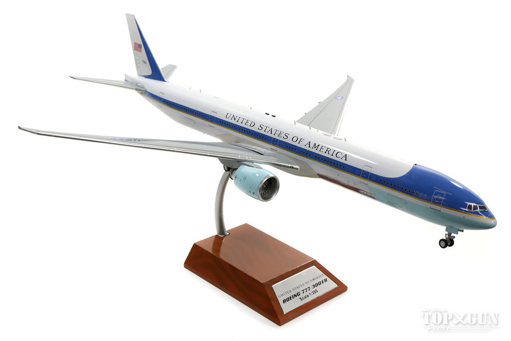 B-Models 777-300ER アメリカ空軍 #77000 想定塗装 (スタンド付属) 1/200 [B-USAF-777-001P]