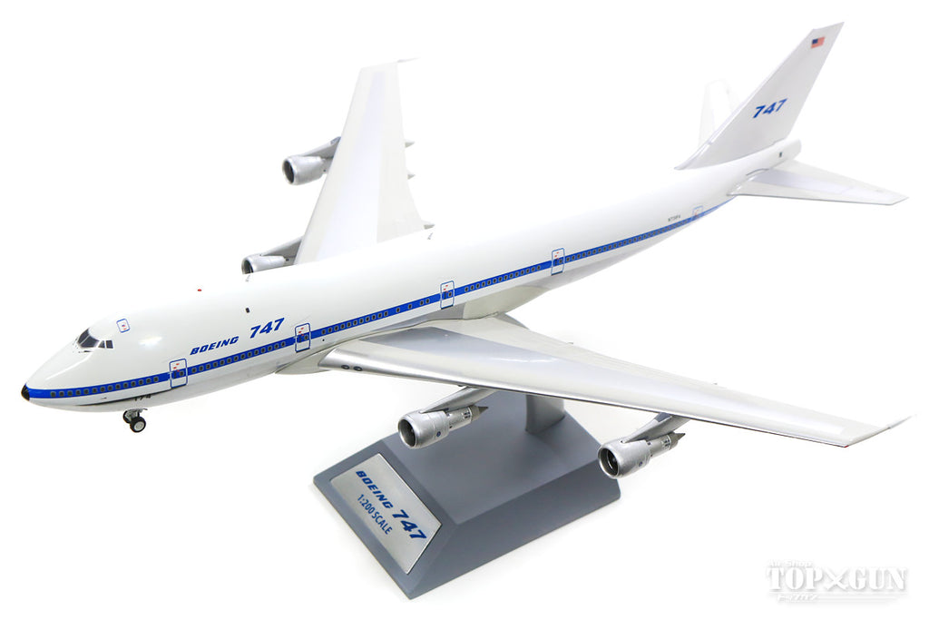 InFlight200 747-100 ボーイングデモカラー N731PA Polished (スタンド付属) 1/200 ...
