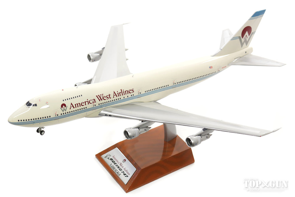 InFlight200 747-200B アメリカウエスト航空 N533AW (スタンド付属) 1/200 [IF747HP001]