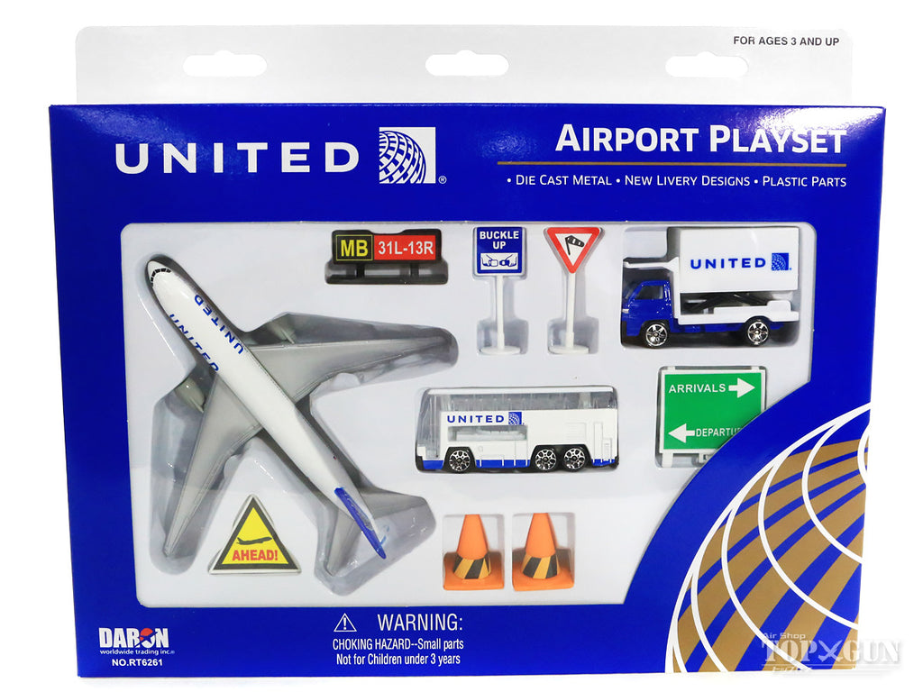 Daron United Airlines Airplane Set Non-Scale [RT6261]